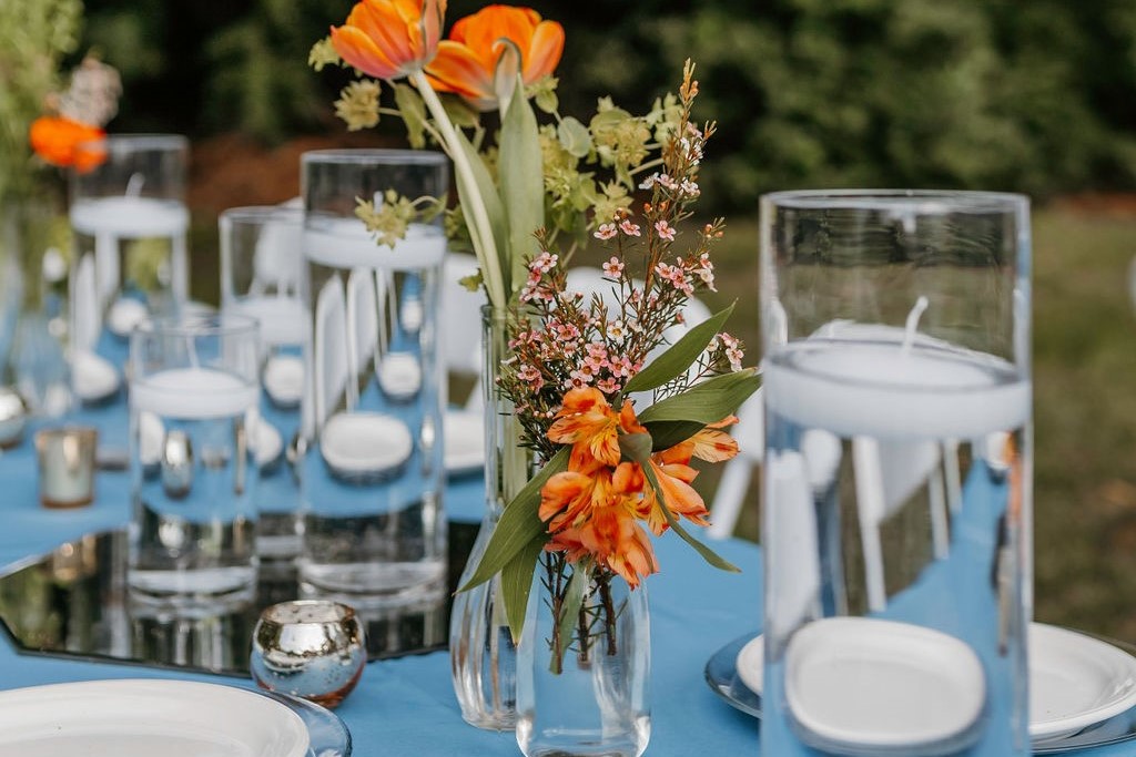 Bud Vases - Ivory Events - Event Décor Rentals